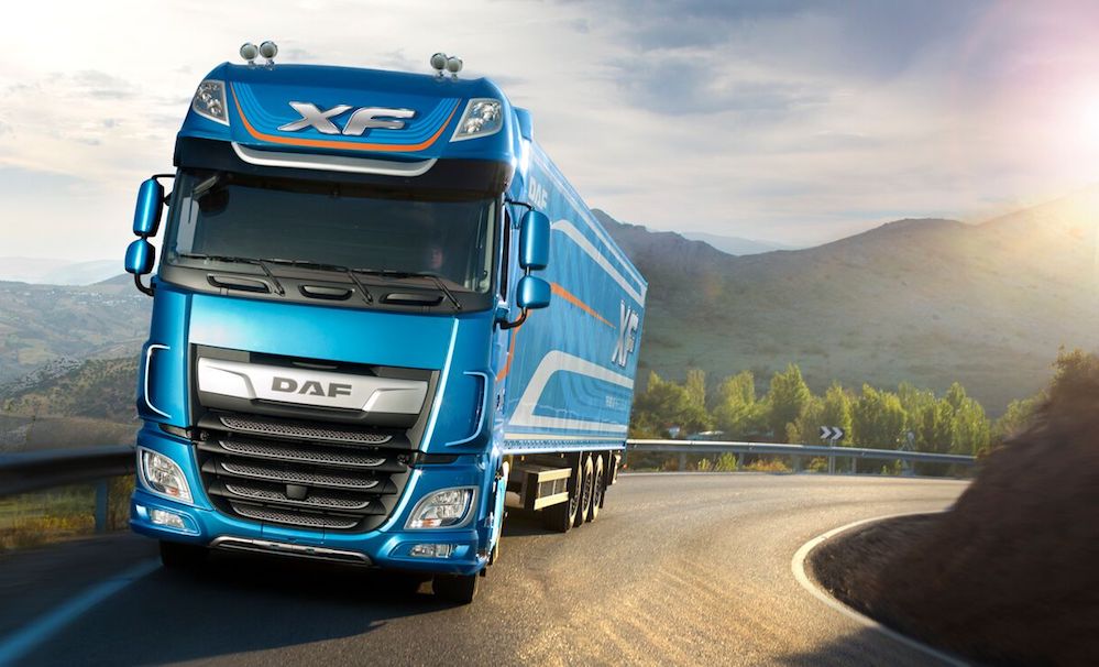 New 2017-model DAF XF makes Tip-ex debut | Events UK Haulier