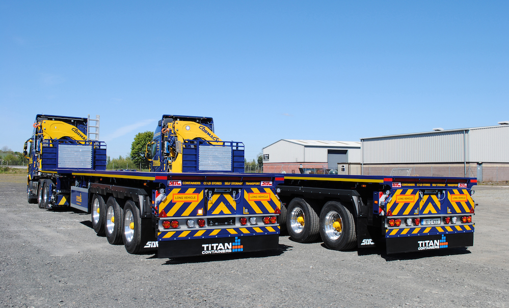 Titan Containers choose SDC’s tri-axle platform trailers to tackle ...
