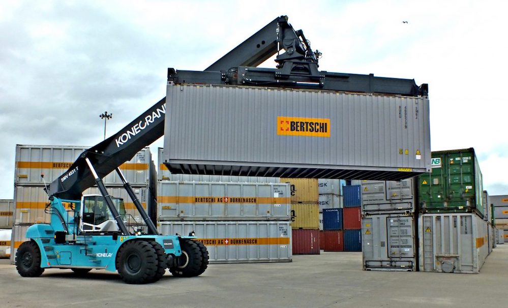 Bespoke Konecranes container handler helps Bertschi UK reach new ...