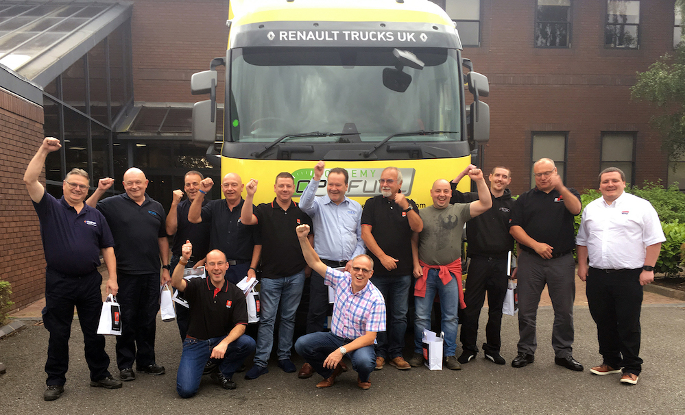 MTS Logistics’ Steve Rountree takes Renault Trucks UK Optifuel ...