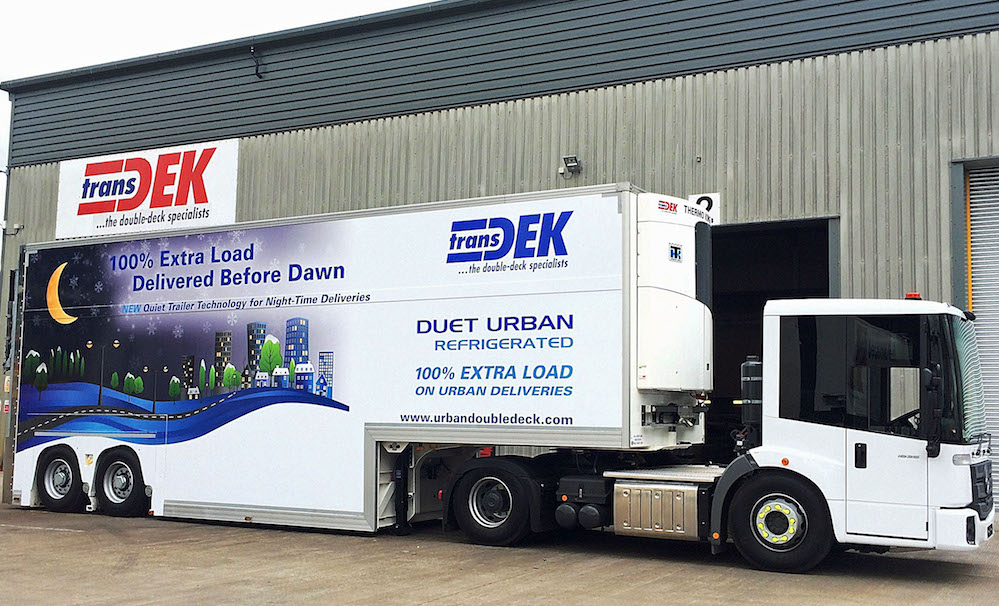 Transdek demonstrates urban double deck benefits at Freight in the City ...