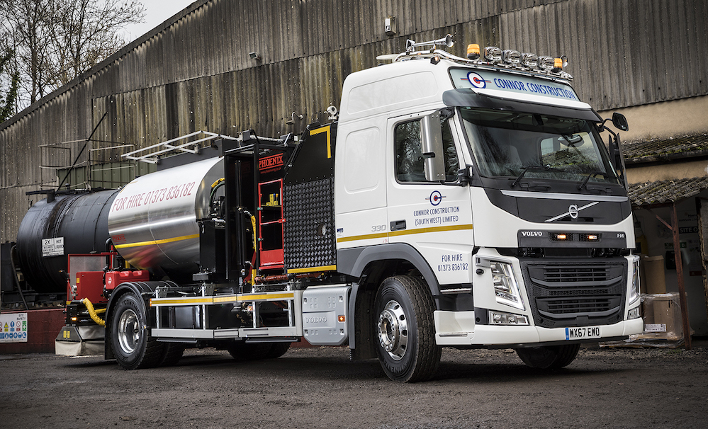 Six new Volvo FM tar sprayers smooth the way for Connor Construction ...