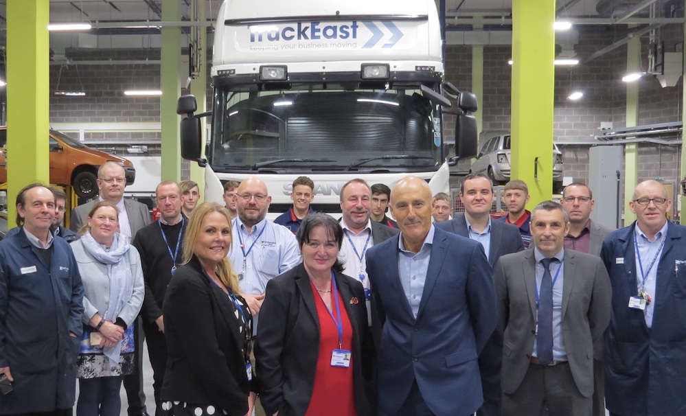 TruckEast donates Scania R480 to local college | Training UK Haulier