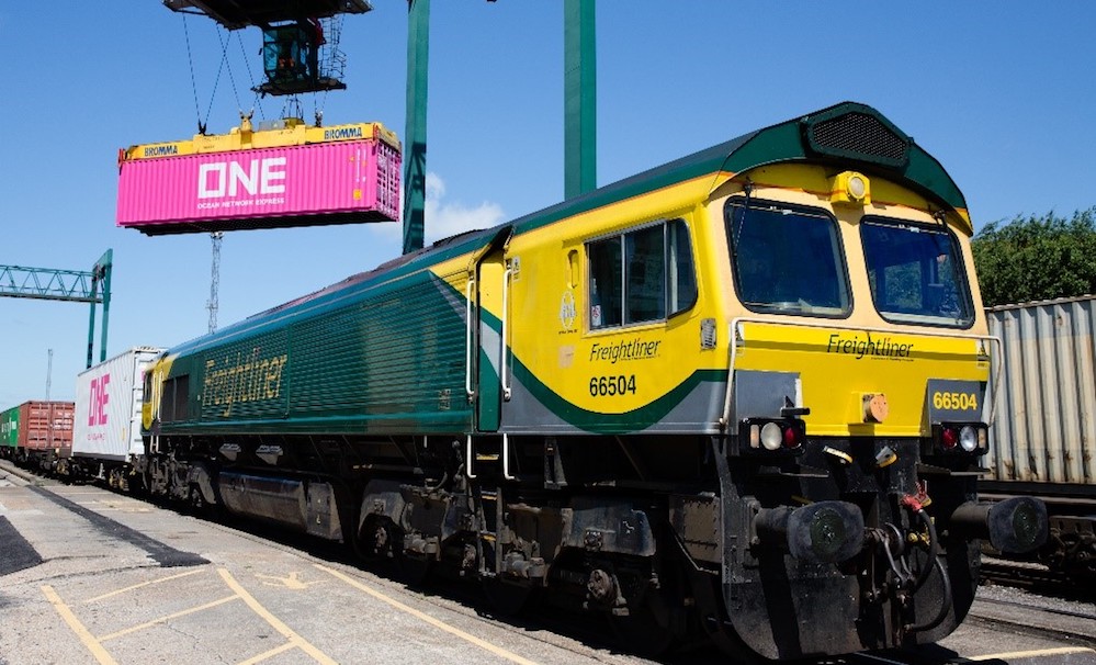 Green cooperation between Ocean Network Express and Freightliner | Rail ...