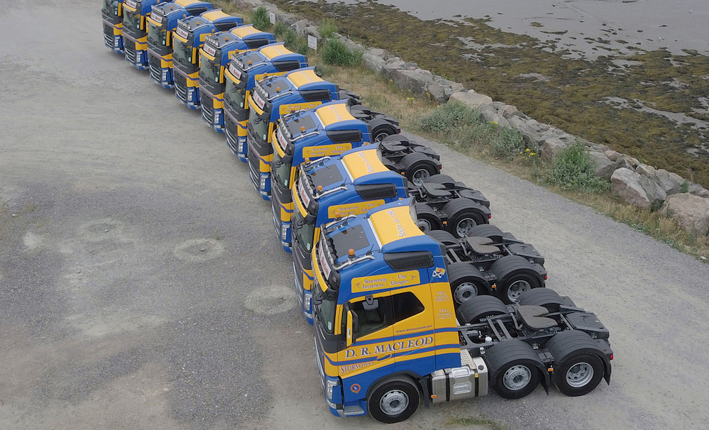 Ten new Volvo Trucks take the high road to D R Macleod | Fleet UK Haulier