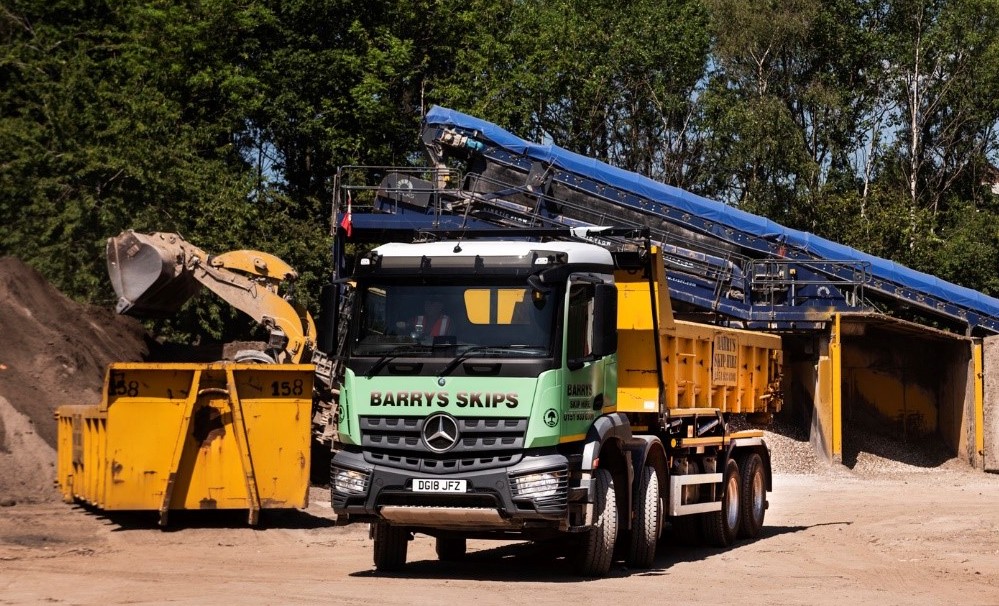 Barry’s Skip Hire ups its Mercedes-Benz game | Fleet UK Haulier