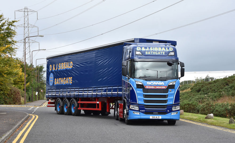 Anniversary Scania S 650 V8 for D&J Sibbald to celebrate 85 years ...
