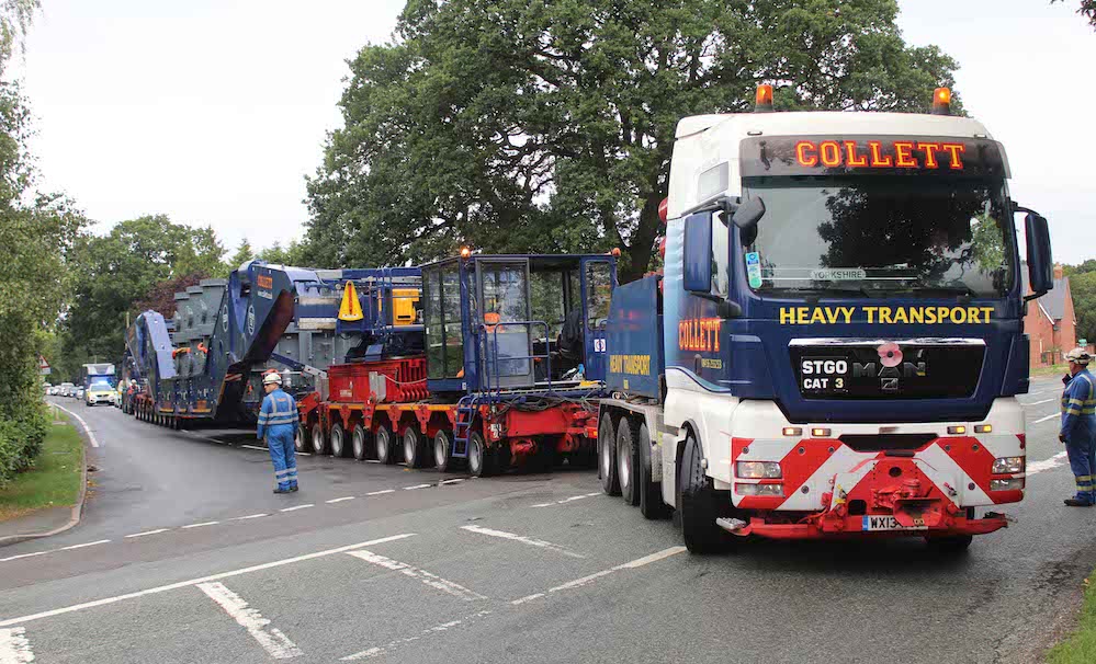 Collett & Sons deliver Willenhall Super Grid Transformer | Haulage UK ...