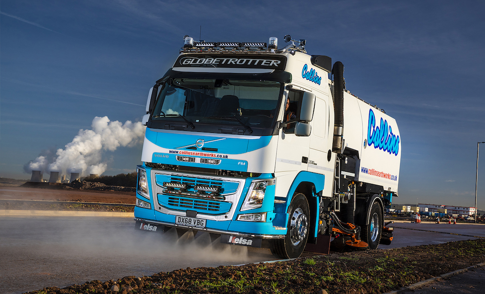 A new Volvo FM Rigid boosts the road sweeper fleet at Collins ...