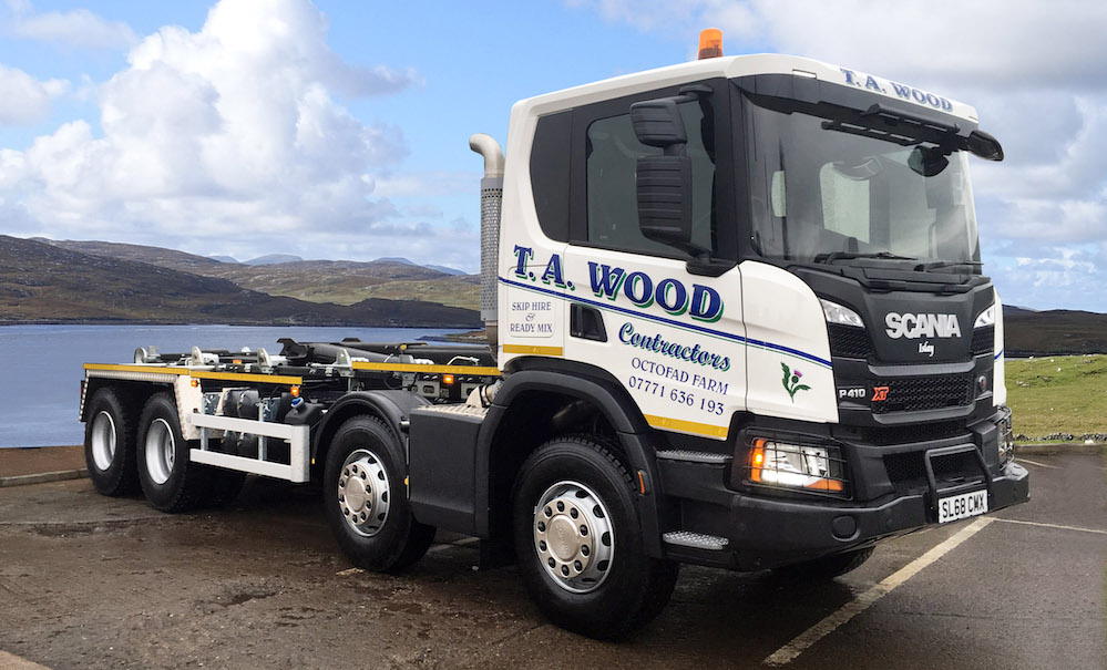 Islay contractor hooks up with Scania | Fleet UK Haulier