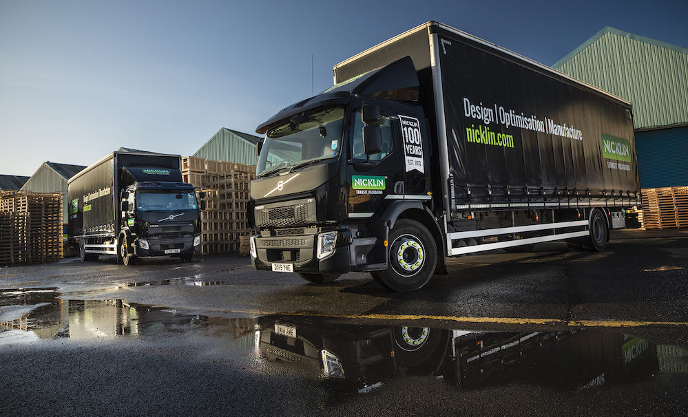 Five new Volvo FEs are fresh out of the box at Nicklin Transit ...