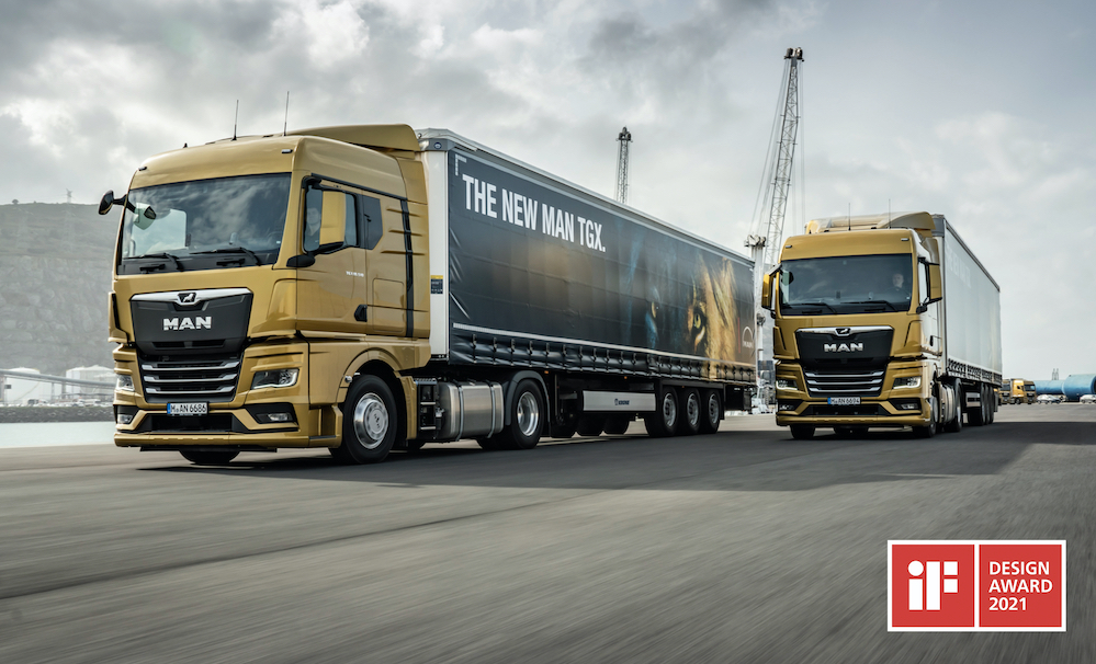 Two in one stroke: New MAN Truck Generation wins two iF DESIGN AWARDS ...