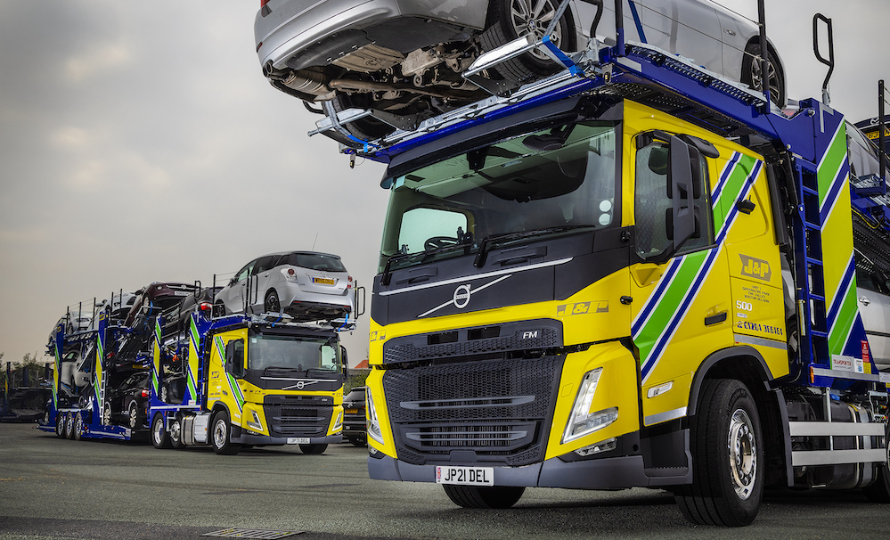New Volvo FM car transporters raise the bar at J&P Vehicle Deliveries ...