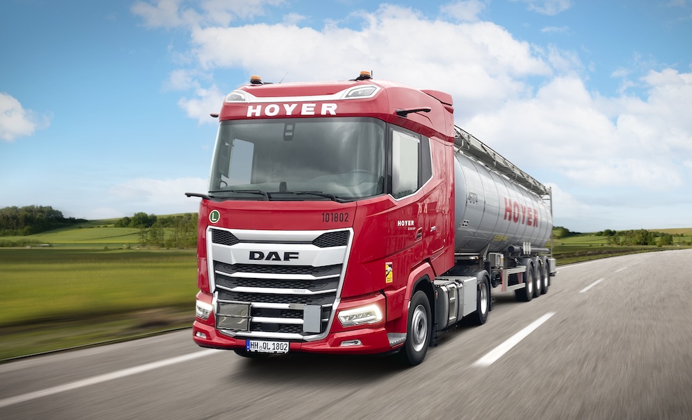165 DAF XG tractors for global liquid transporter HOYER | Pallet ...