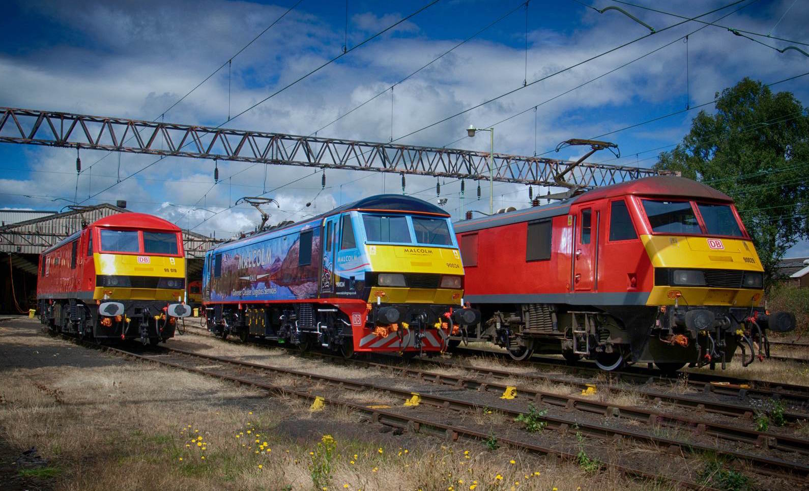 Loco transformed into Scottish Highland scene to celebrate logistics ...