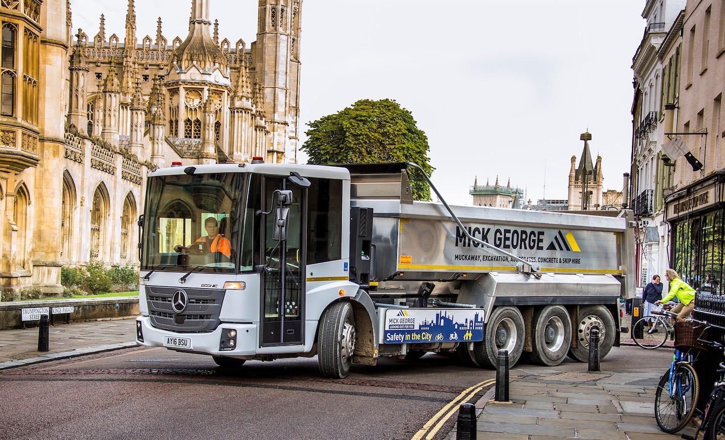 Mick George graduates to high-visibility Mercedes-Benz Econic for ...