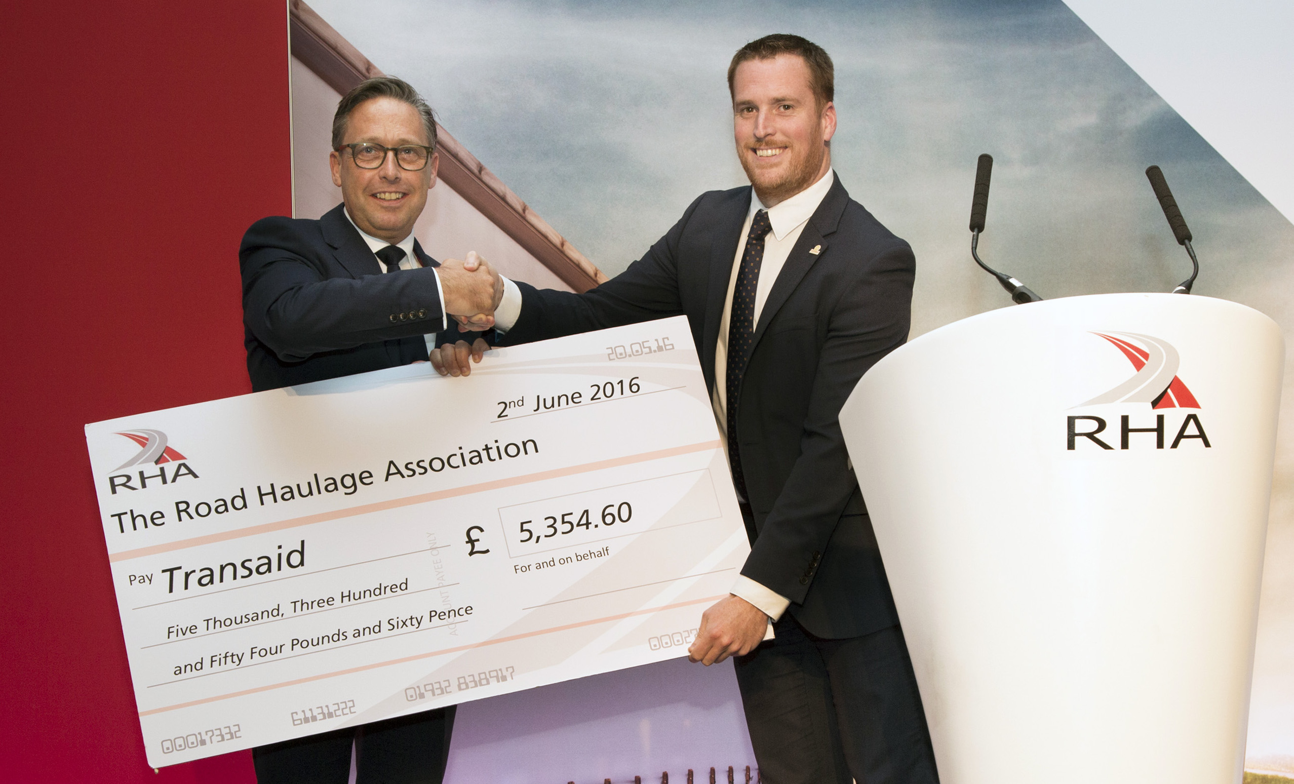 RHA marks first year of Transaid Corporate Membership with £5,354 ...