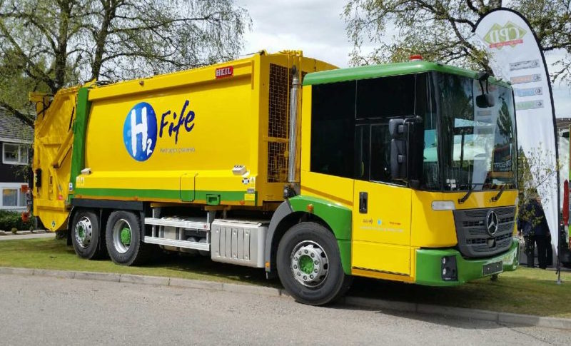 Fife converts two RCVs to use hydrogen fuel | Trucks UK Haulier