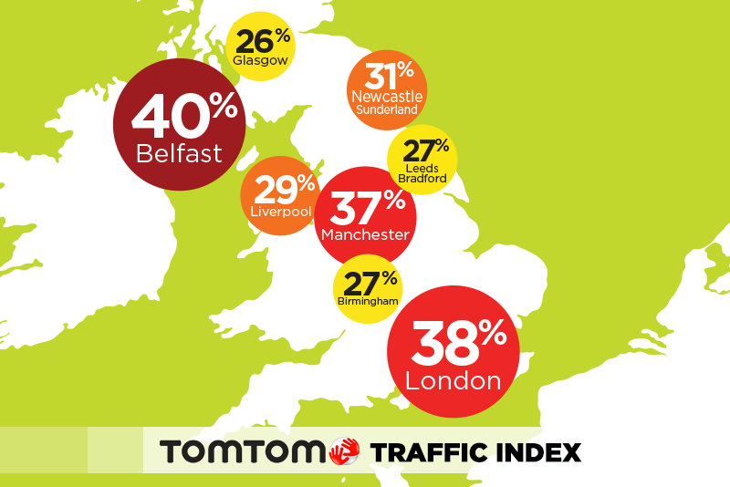 UK traffic congestion 14% worse than five years ago | Roads UK Haulier
