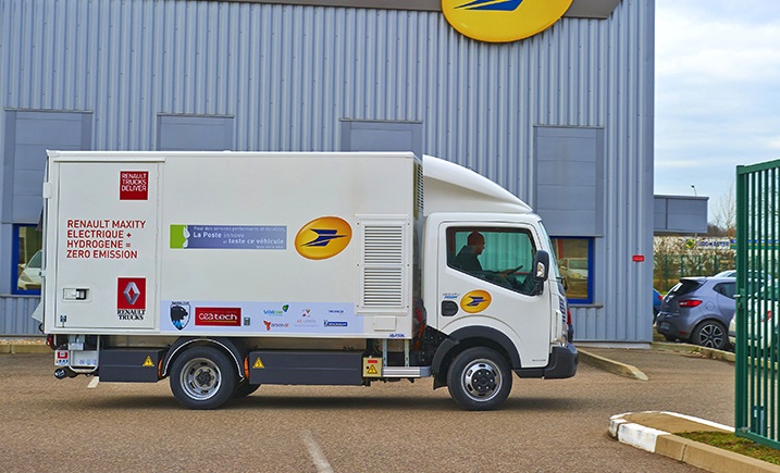 The French Post Office and Renault Trucks jointly test a ‘hydrogen ...