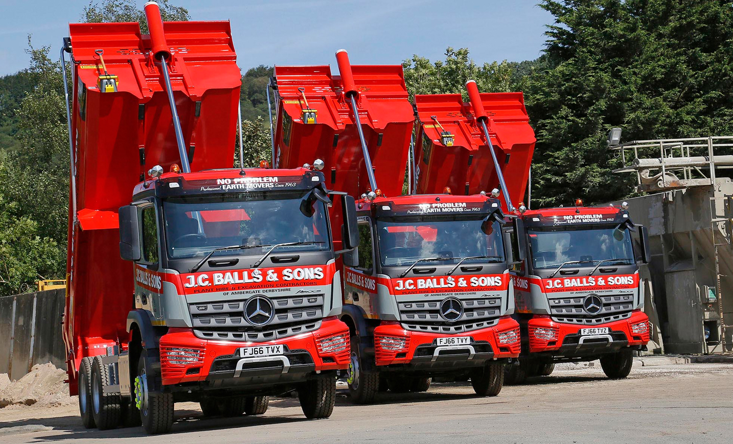 JC Balls chooses flexible Mercedes-Benz Arocs six-wheeler over its 8×4 ...