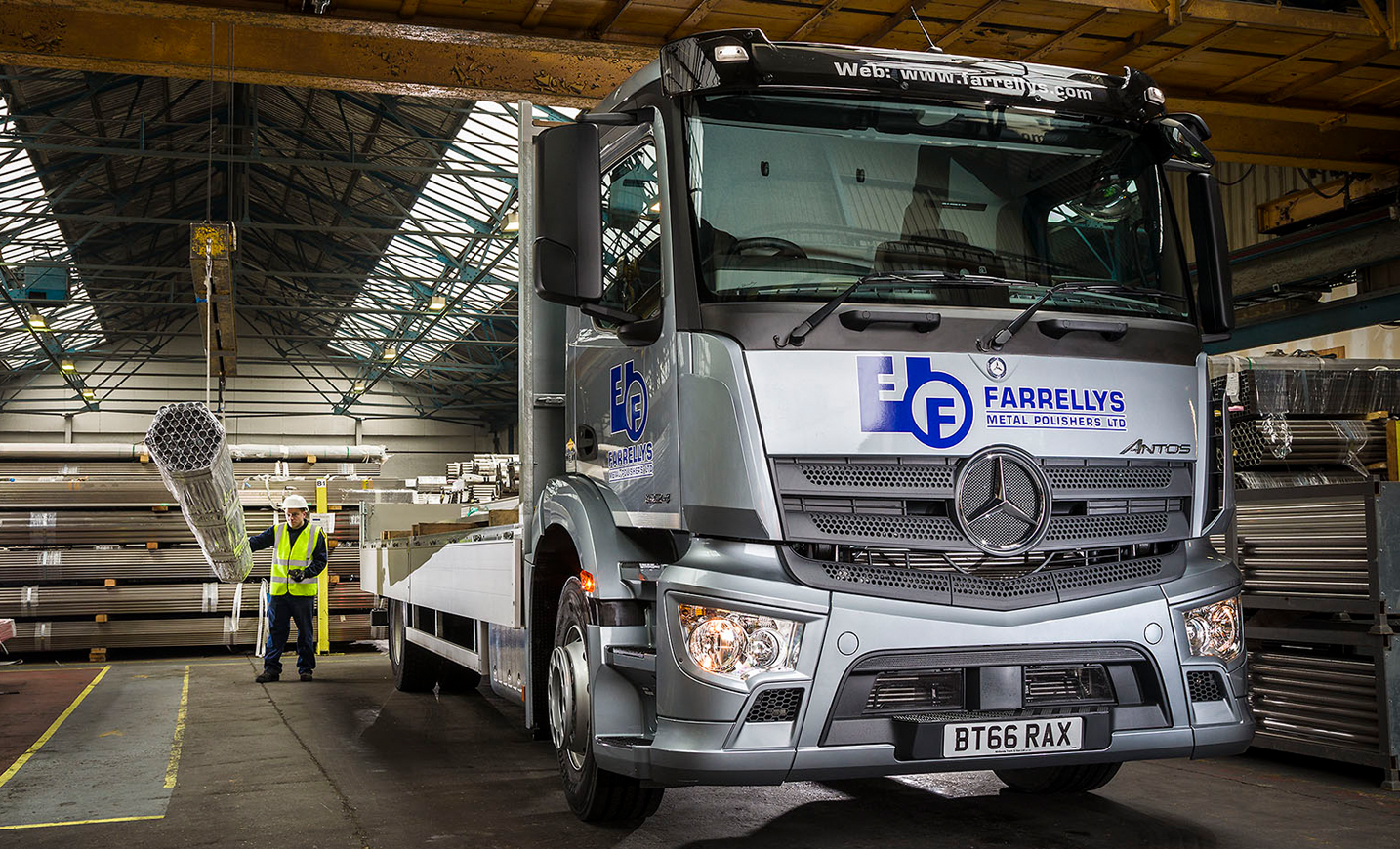 Farrellys shines with new Mercedes-Benz Antos | Fleet UK Haulier