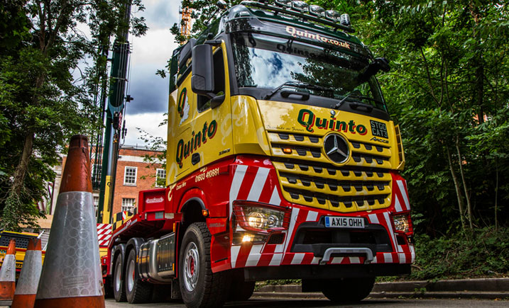 Quinto aims high with new Mercedes-Benz heavy hauler | Trucks UK Haulier