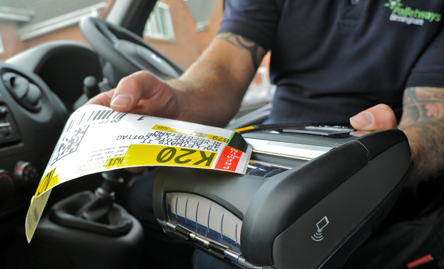 Pallet sector industry first for in-cab label printing | Technology UK ...