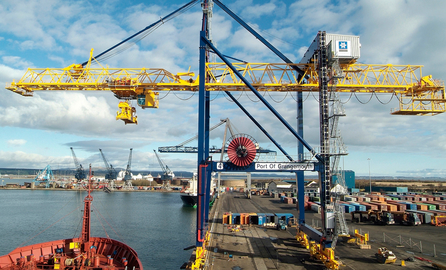 Port of Grangemouth enjoys four year high in container volumes | Ports ...