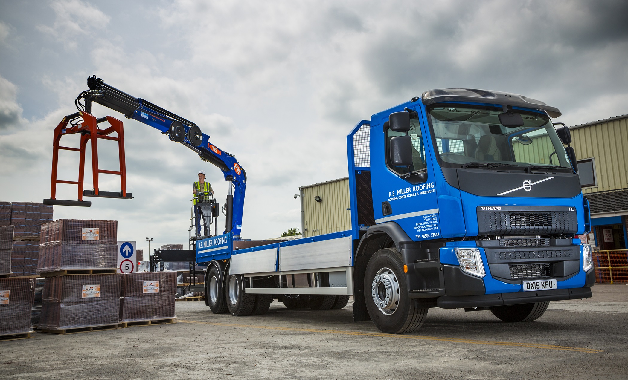 R S Miller aims for the rooftops with new Volvo FE | Trucks UK Haulier