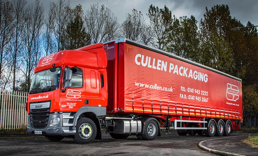 Ryder supplies new vehicles to Cullen Packaging | Fleet UK Haulier